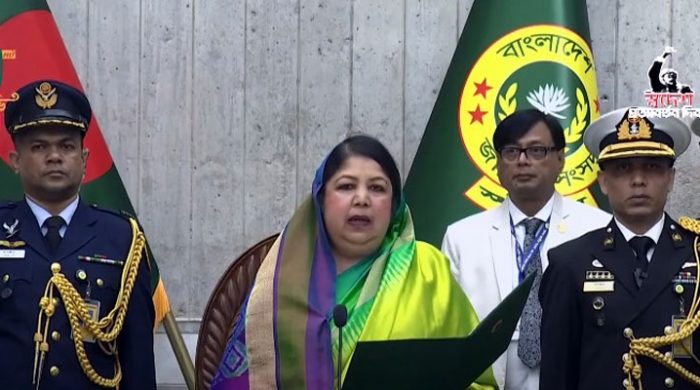 Speaker Shirin Sharmin Chaudhury takes oath as MP